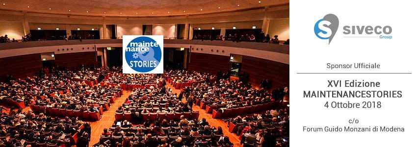 MaintenanceStories - 4 Ottobre 2018, Forum Monzani, Modena | CMMS Italia
